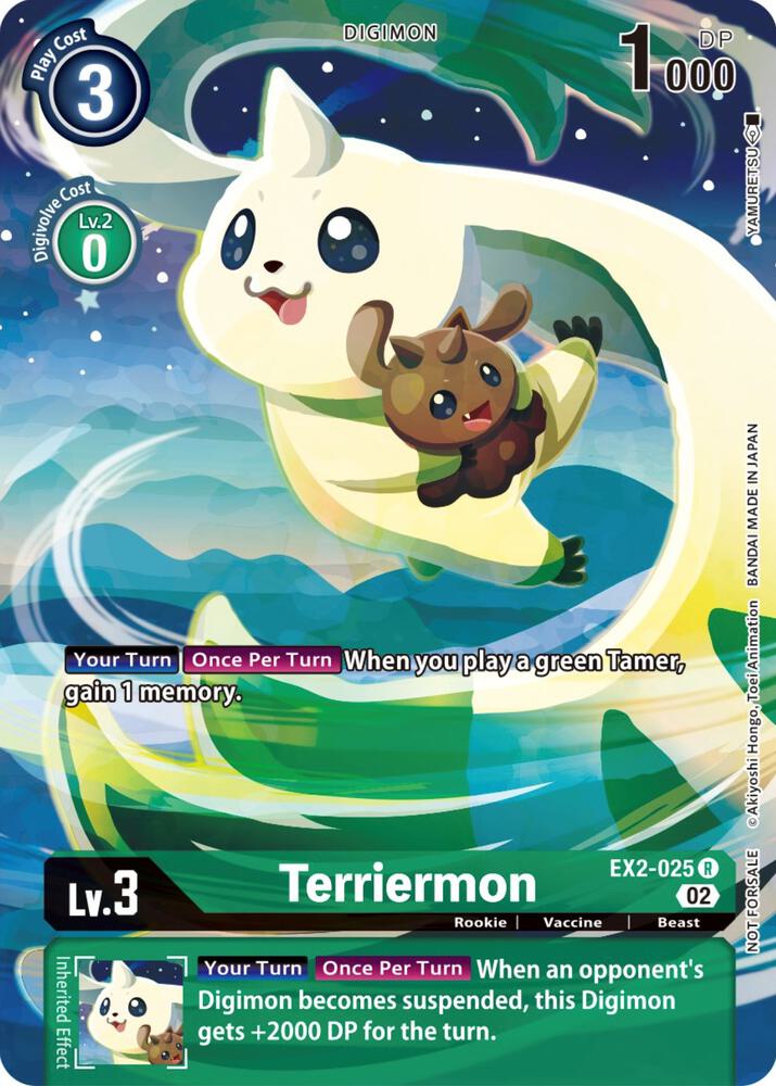 Terriermon (Digimon Illustration Competition Pack 2022) - Dimensional ...