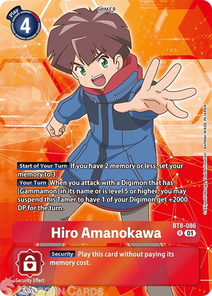 Hiro Amanokawa (Double Pack Set 02) - New Awakening (BT08) - Slide Gaming