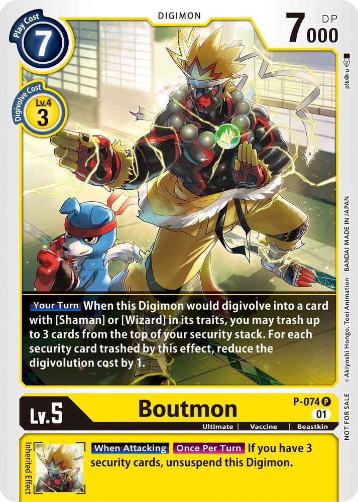 Boutmon - Digimon Promotion Cards (D-PR) (Foil) - Slide Gaming